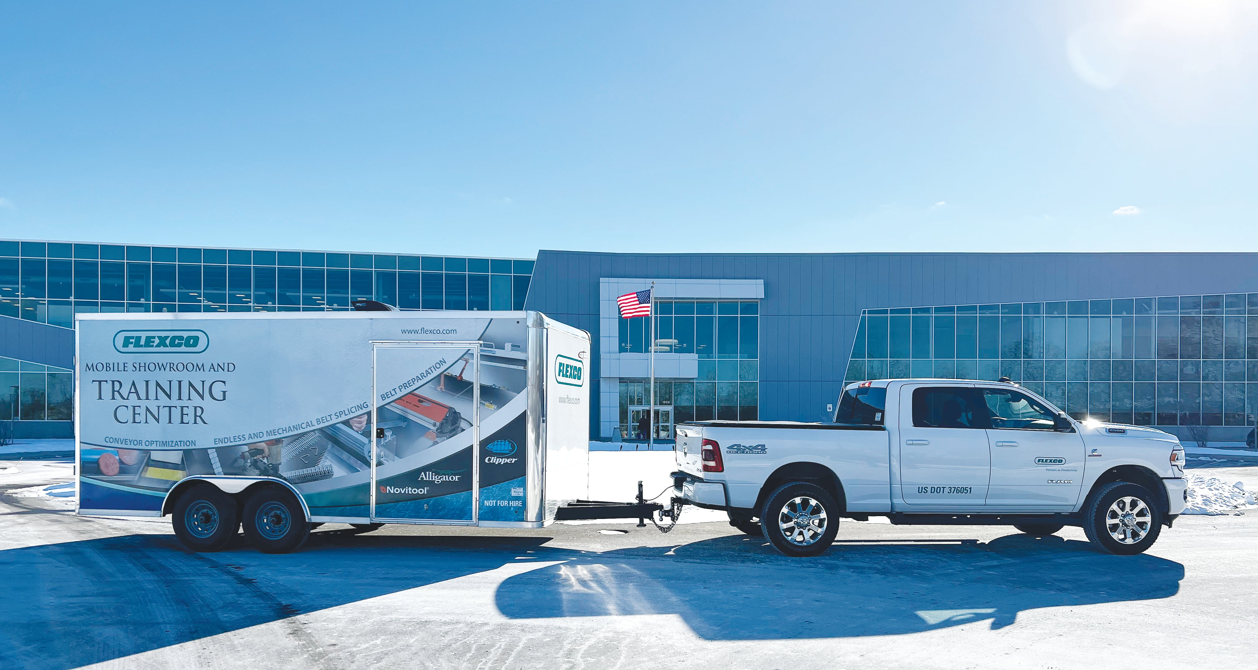 Flexco | Mobile Training Center for Heavy-Duty Belt Conveyor Products